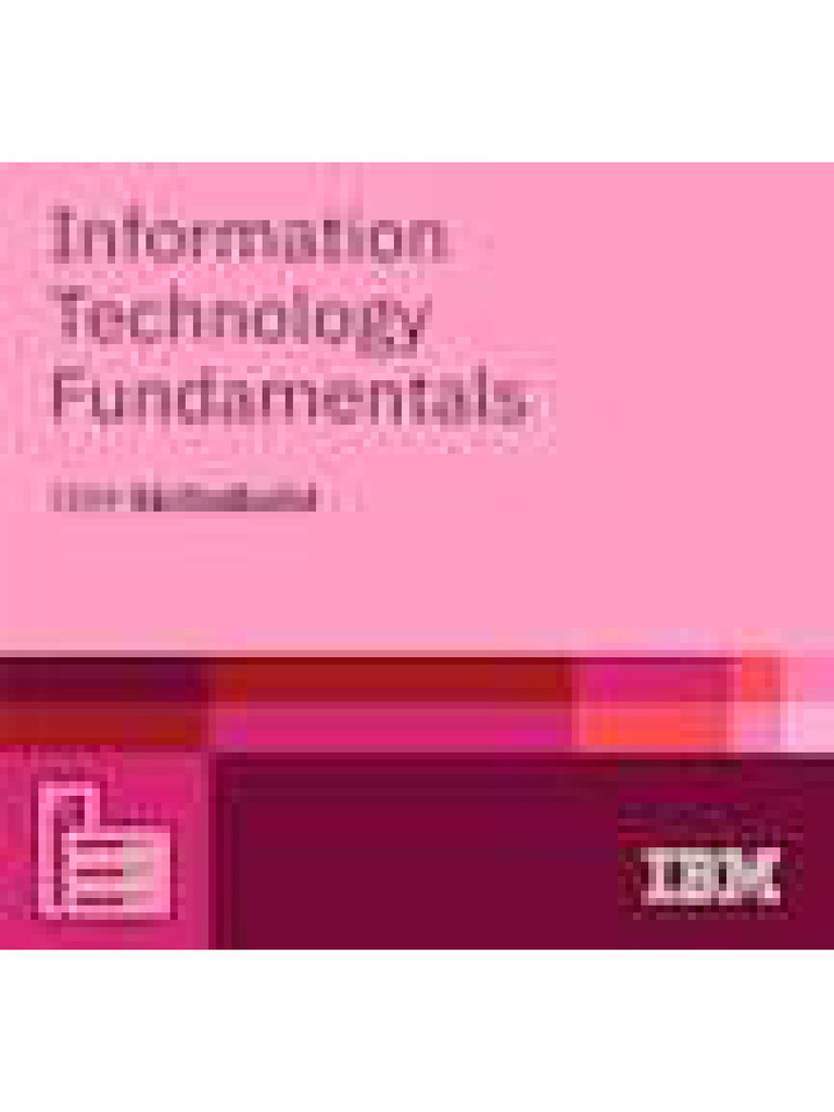 Information Technology Fundamentals | PDF