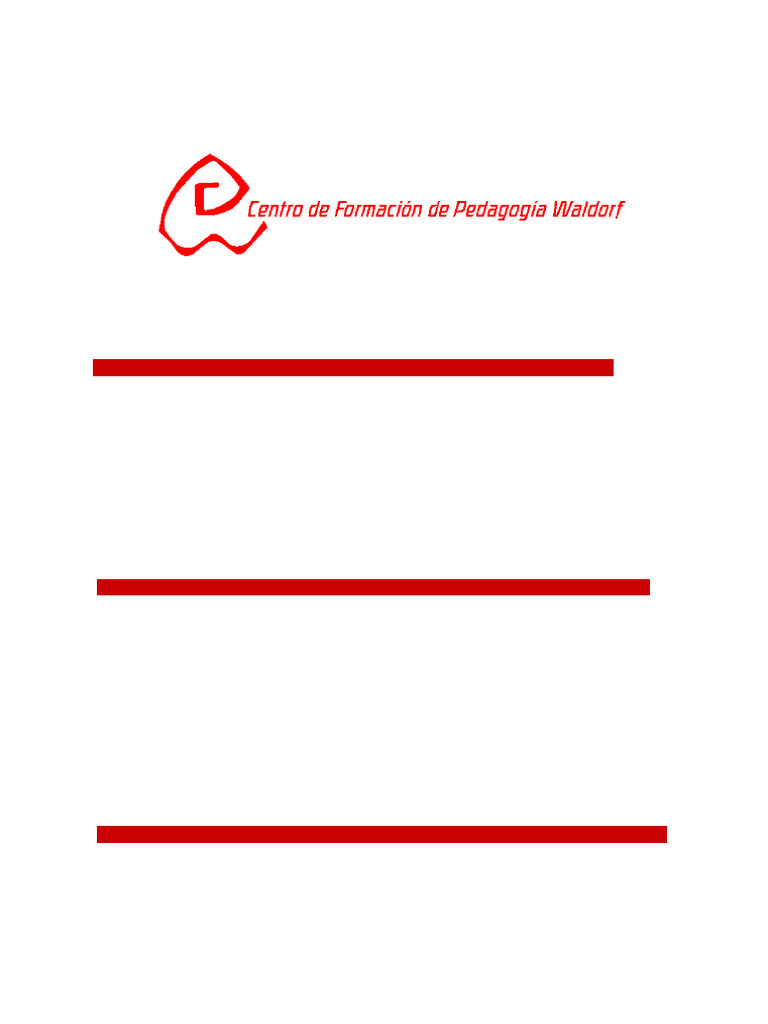 Programa Del Curso de Formacion 2022 2024 | PDF | Waldorf Education ...