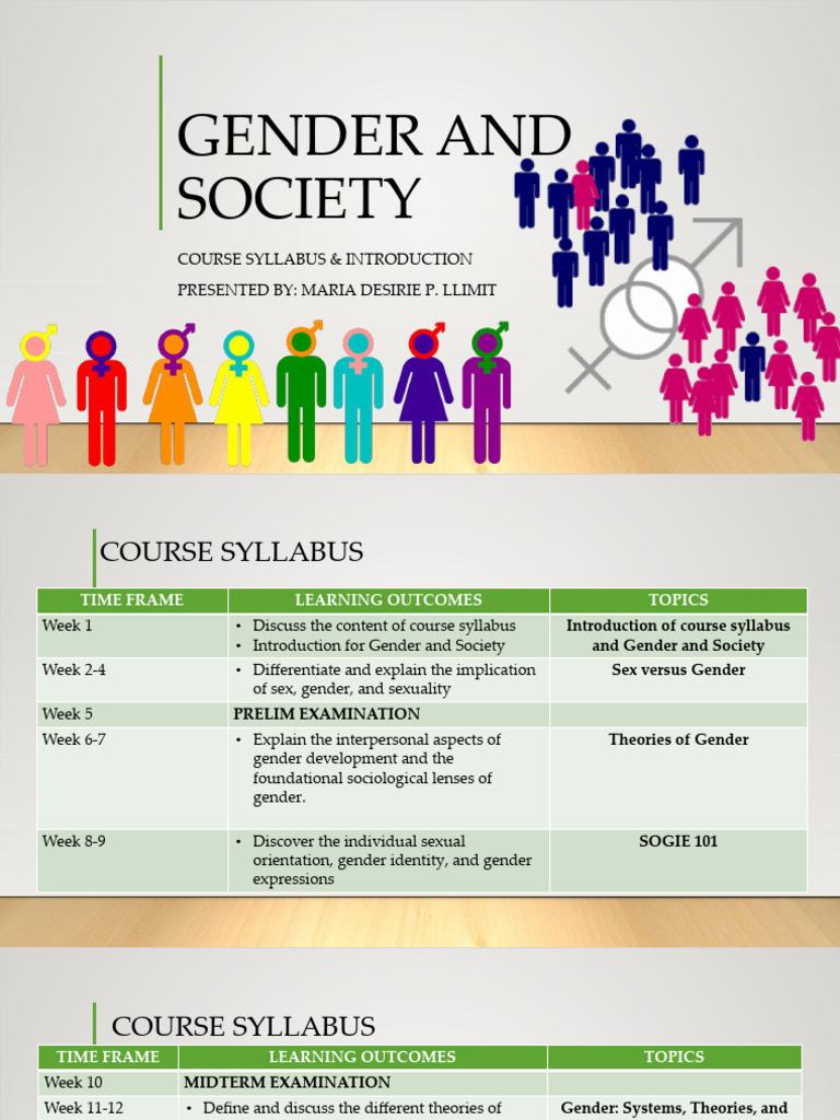Gender and Society - PPTX.PDF - S 1 | PDF