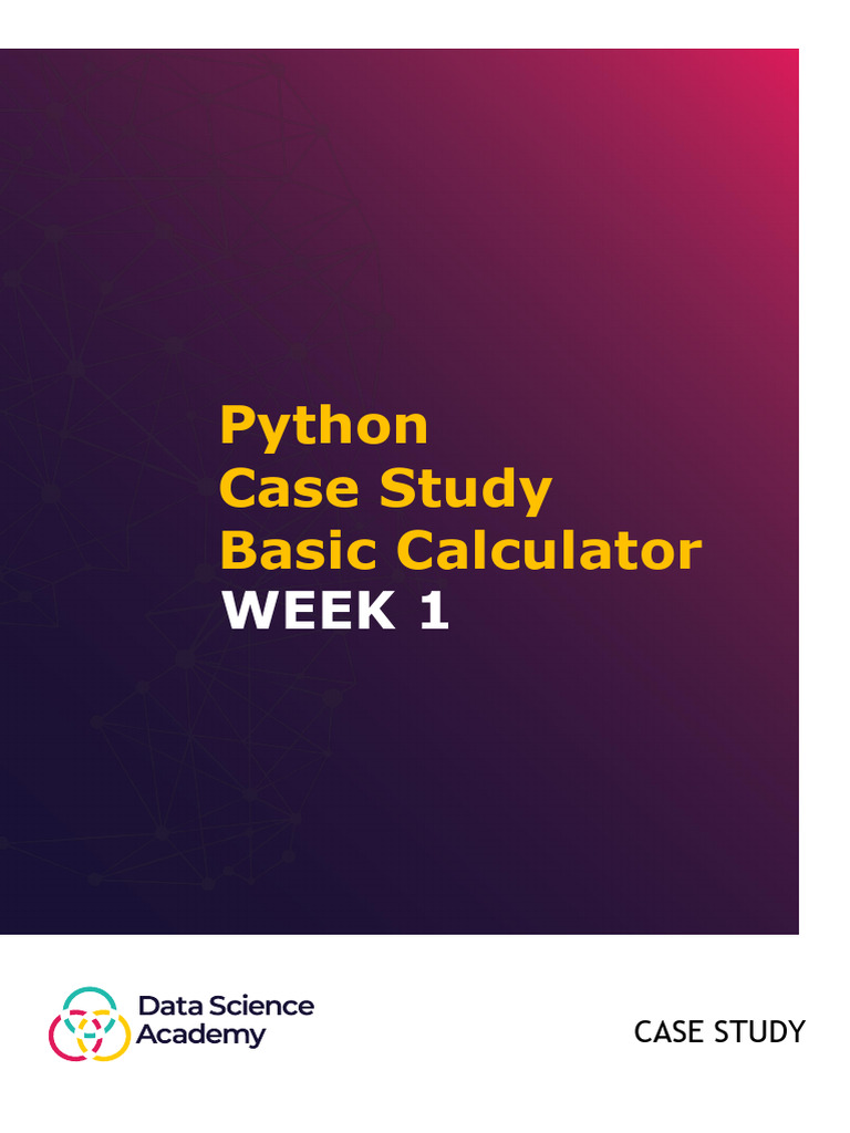 Case Study_week_1 (1) | PDF