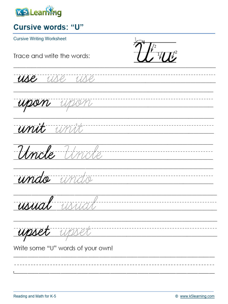 handwriting-practice-words-uu-printable | PDF