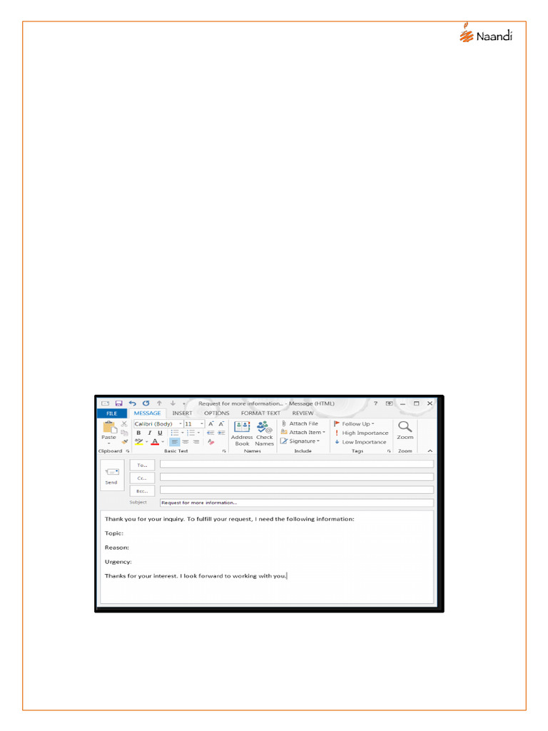 Business Email Writing | PDF