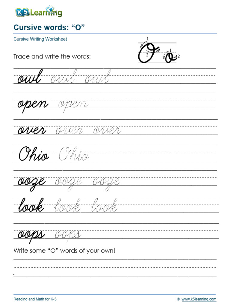 handwriting-practice-words-oo-printable | PDF