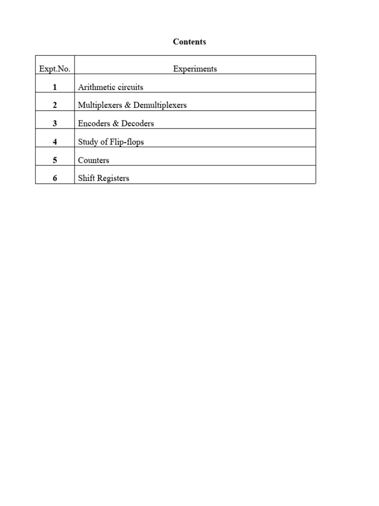 DSD Lab-Manual-Logic Design | PDF