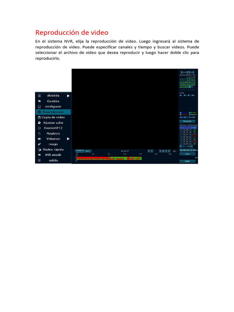 Reproducción de Video | PDF