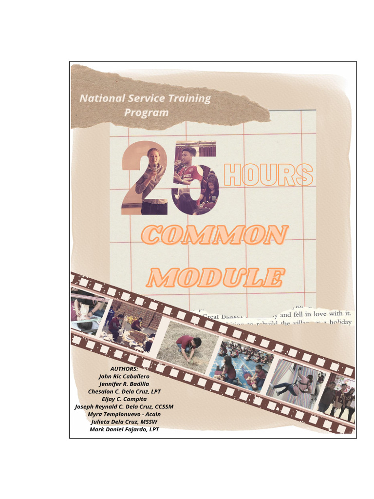 NSTP 25 Hours Common Module 3 | PDF