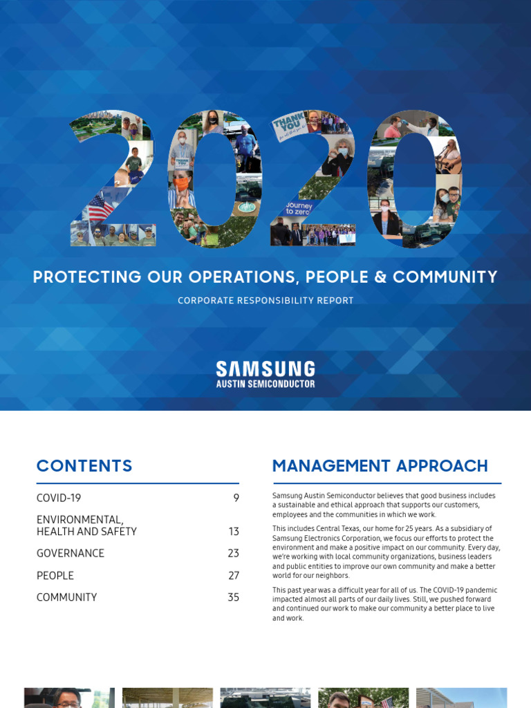 2021 Samsung CSR Report Web | PDF