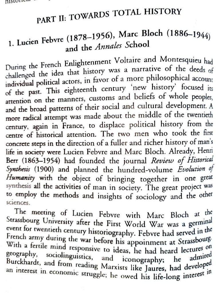 Annales School-Lucien Febvre - Compressed | PDF