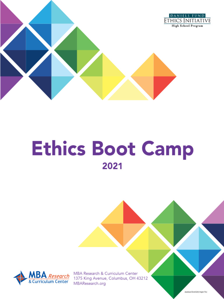 Updated Ethics Boot Camp With How To Guide 1 | PDF | Integrity | Career & Growth