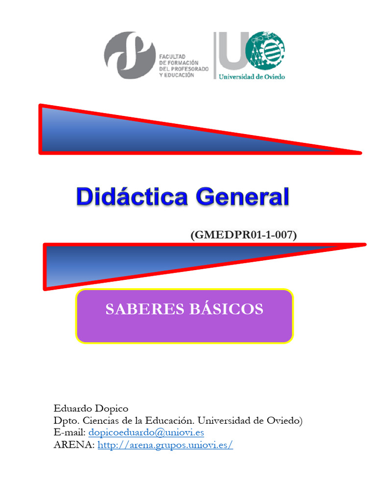 Saberes básicos_ Didáctica General | PDF