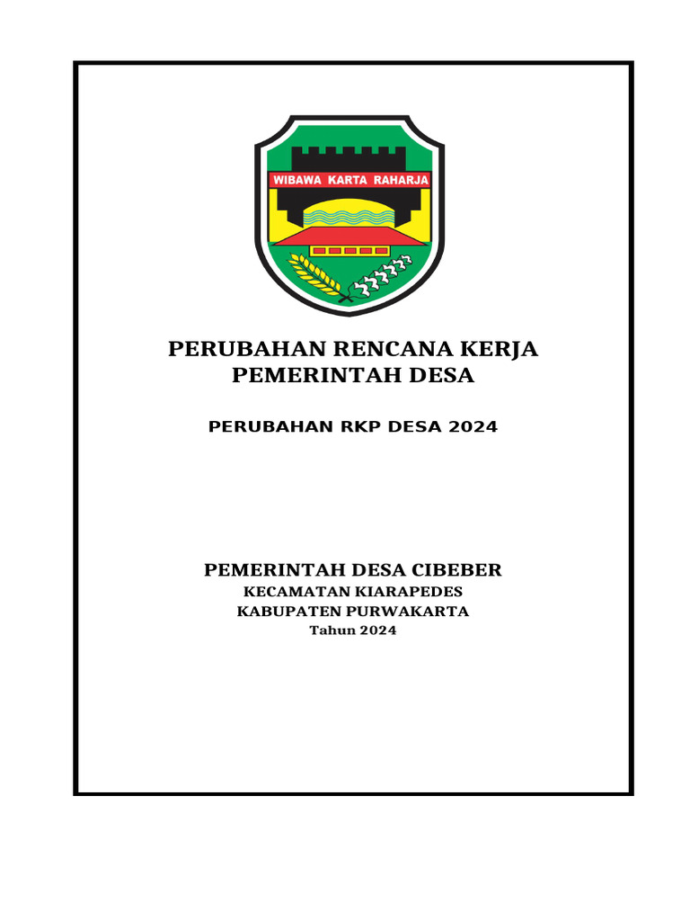 BA. Musrenbang PERUBAHAN RKPDesa - 2024 | PDF