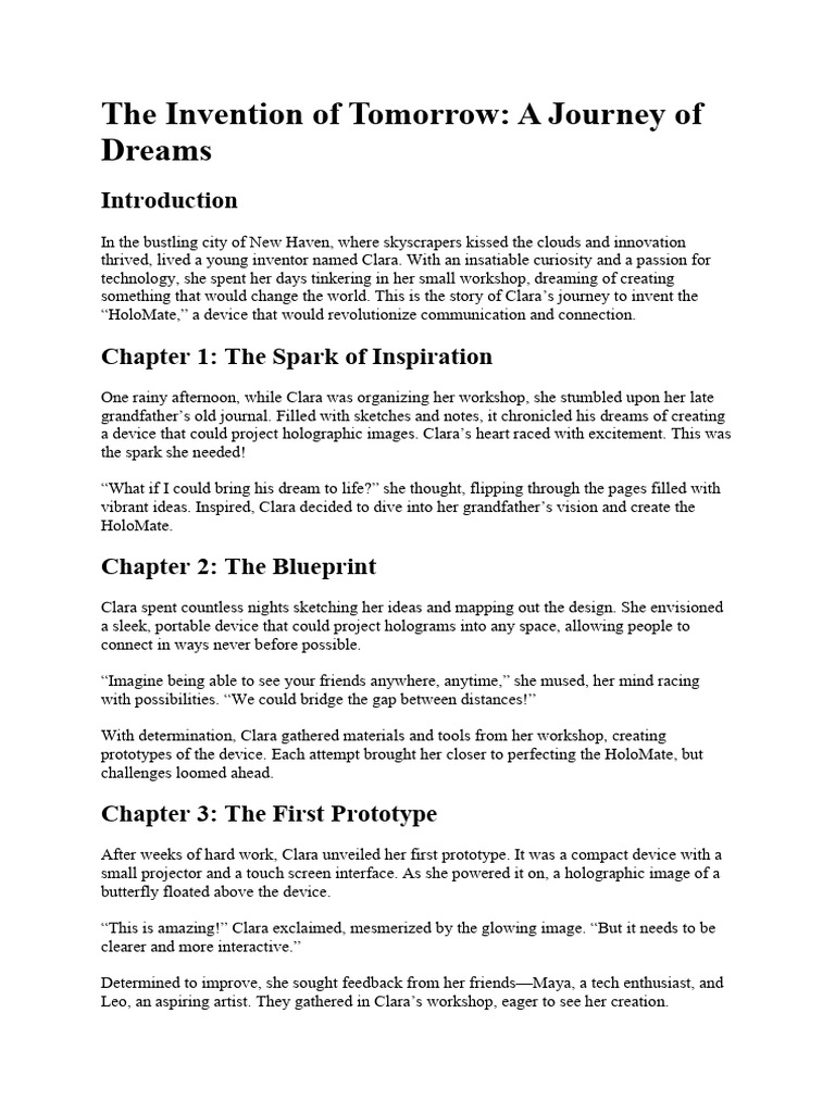 Invention Journey of Dream by Yung | PDF