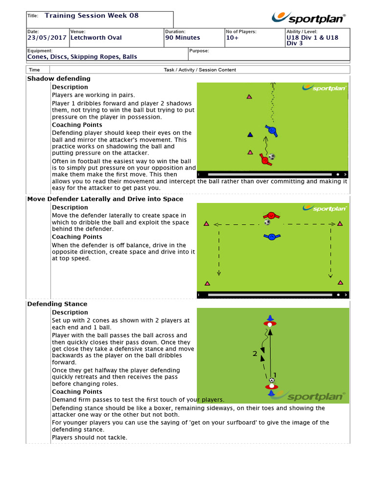 Training Session Week 08 | PDF