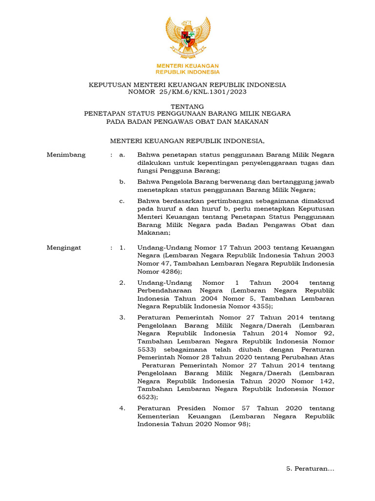 25 KM.6 KNL.1301 2023 | PDF