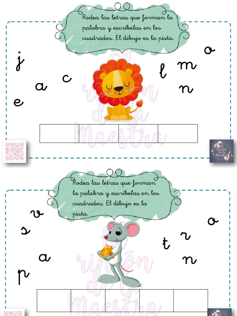 Fichas Encuentra Las Letras | PDF