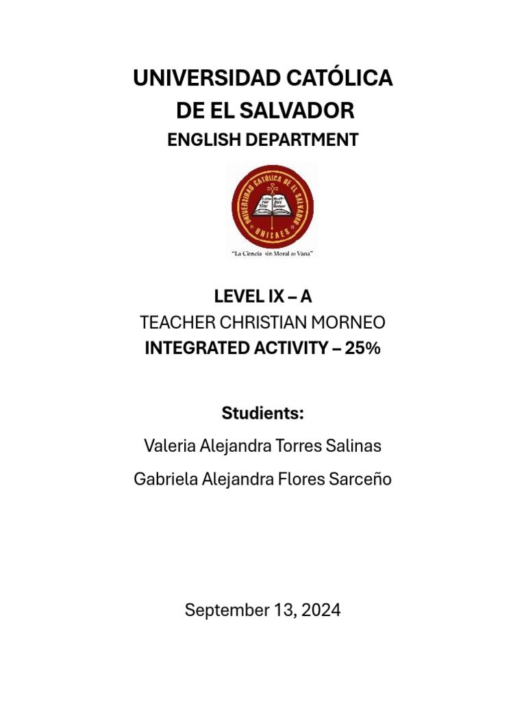 Integrated Activity 2 | PDF | Job Interview | Linguistics