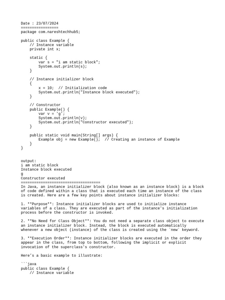 Corejava Interview Booster 2 | PDF