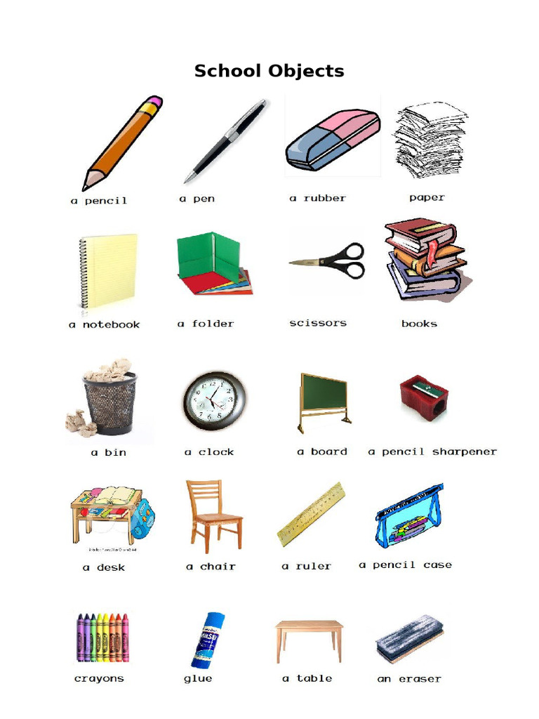 School Objects | PDF