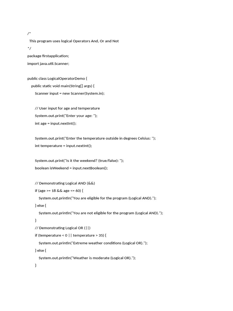 Programming Example 3 | PDF