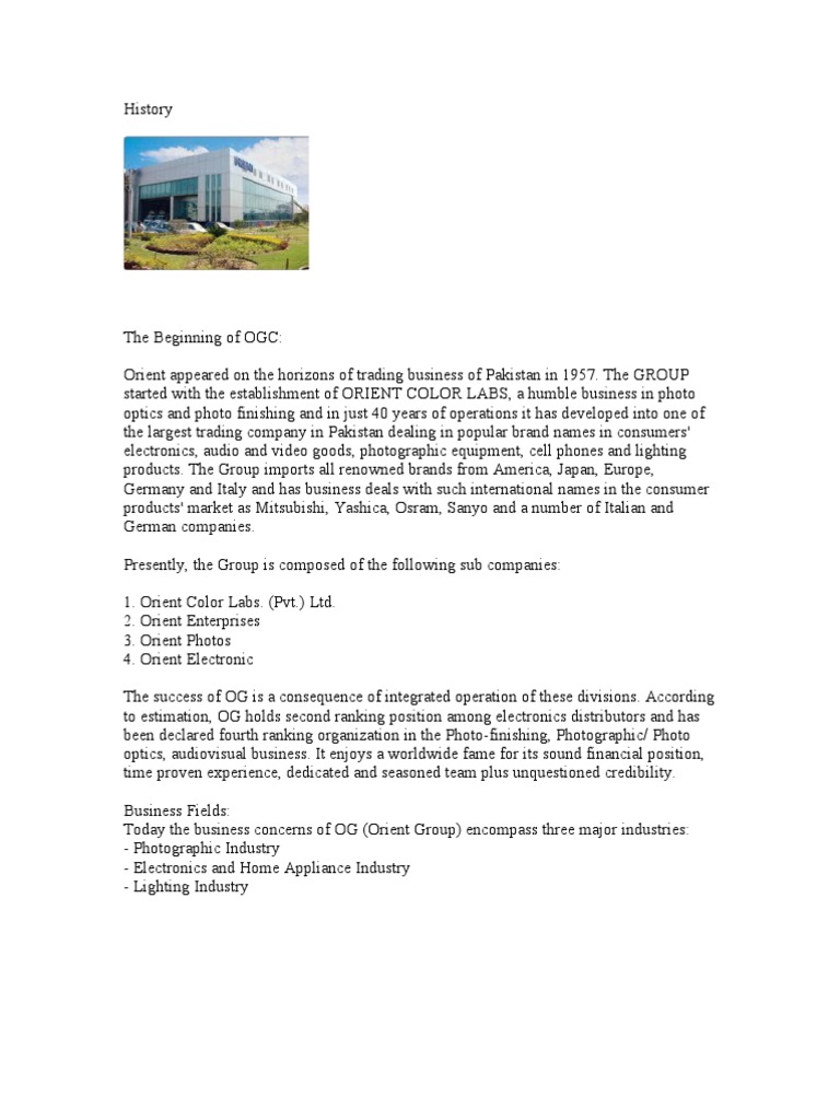 Orient Company | PDF | Air Conditioning | Refrigerator