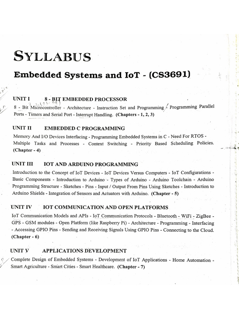ES&IOT- (Unit-1) | PDF