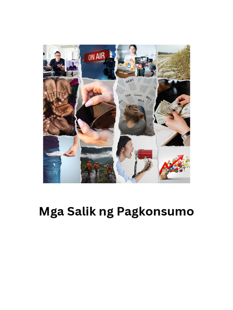Mga Salik NG Pagkonsumo | PDF