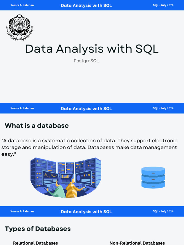 1.0 SQL Introduction | PDF
