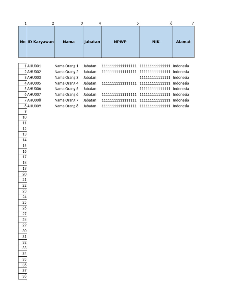 Tabel Hitung PPH 21 Tahun 2024 - TER Ver 1.6.1 | PDF