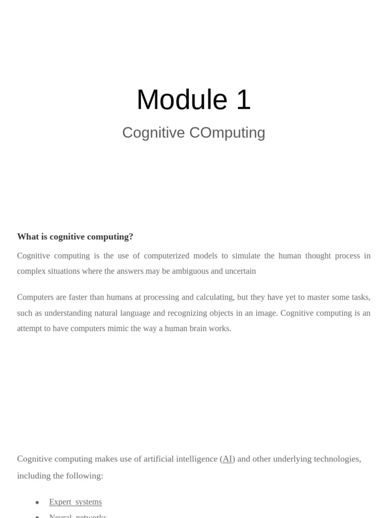 Module 1 CC | PDF