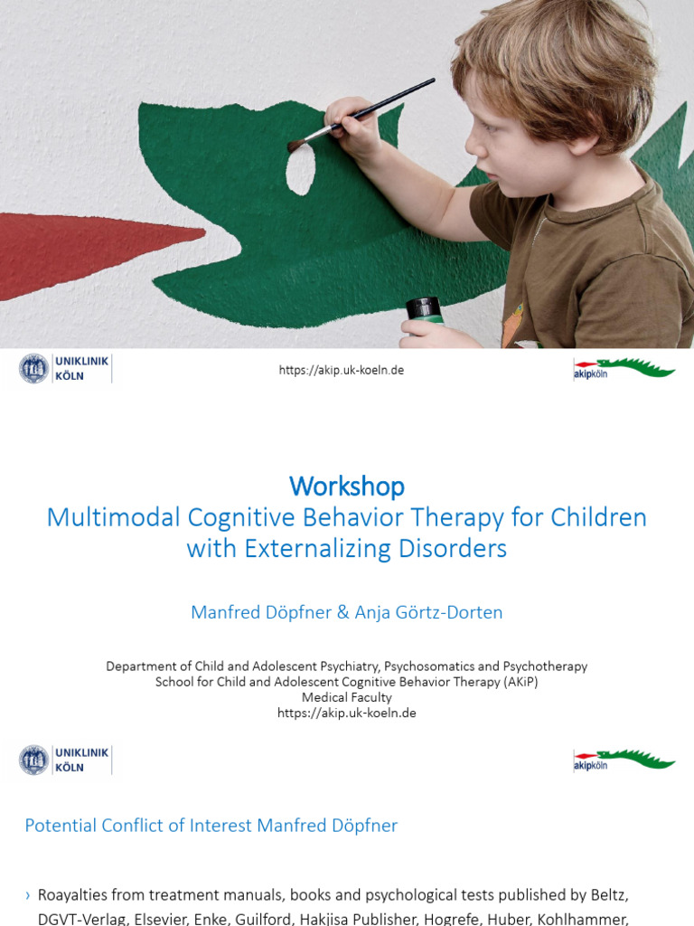 01 Workshop CBT Externalizing - Brasilia Part 1 For PDF | PDF