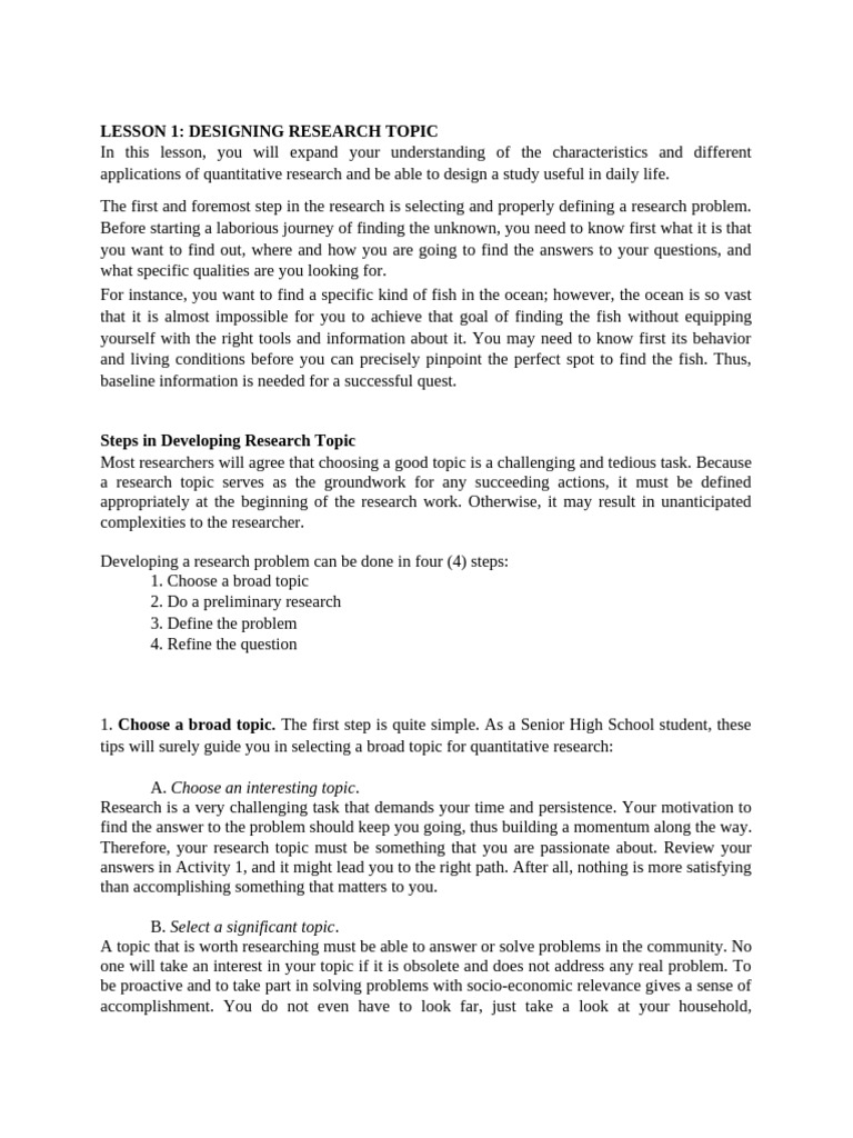 MODULE-2-Designing-a-Topic-Research-Title | PDF