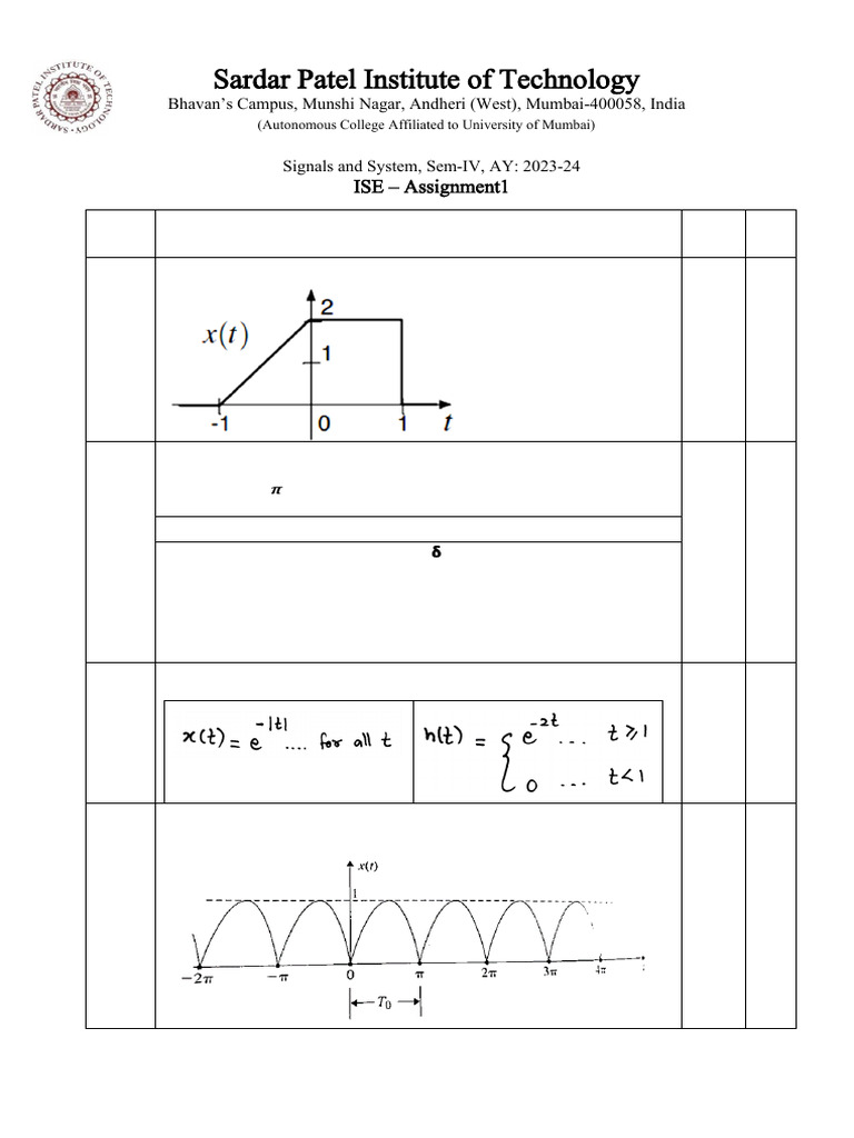 SS ISE Assignment1 MSE Q1 AD | PDF