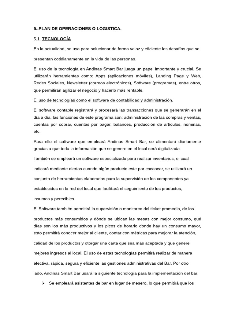 Ely - Plan Logistico | PDF