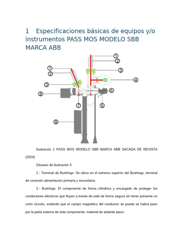Especificaciones Básicas de Equipos Pass Mos | PDF | Transformador ...