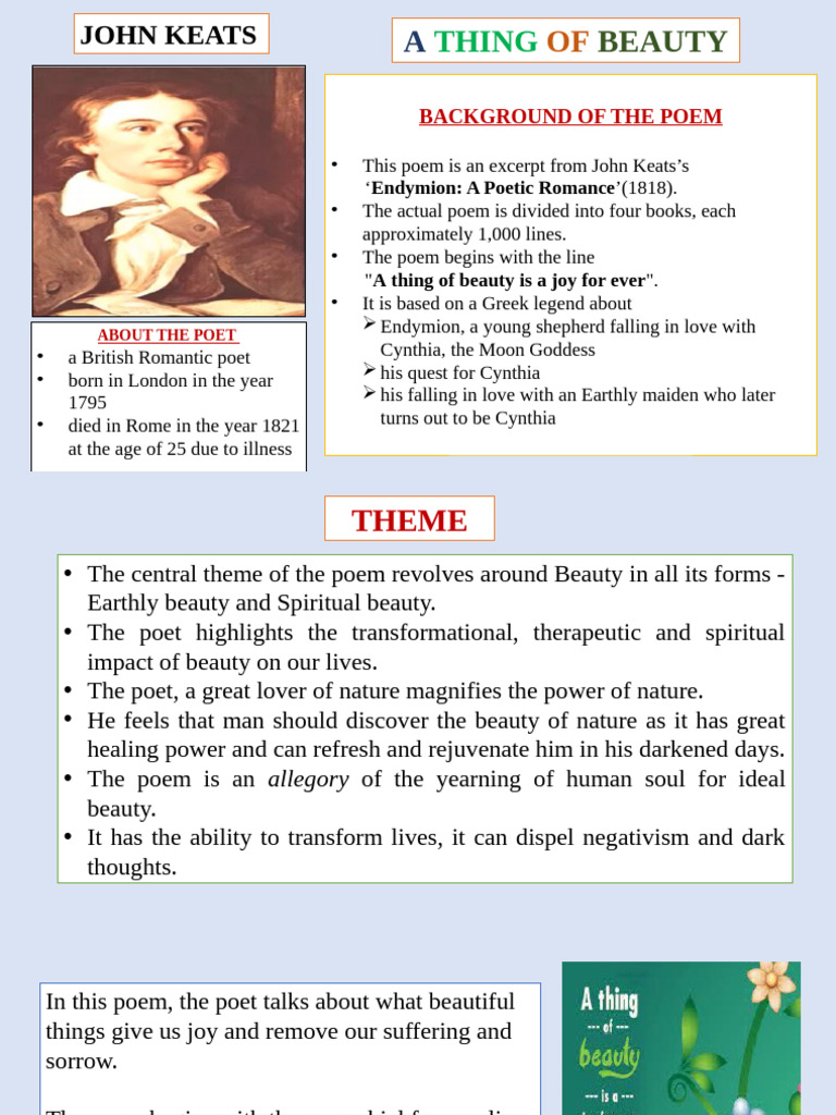 A Thing of Beauty - PPT | PDF