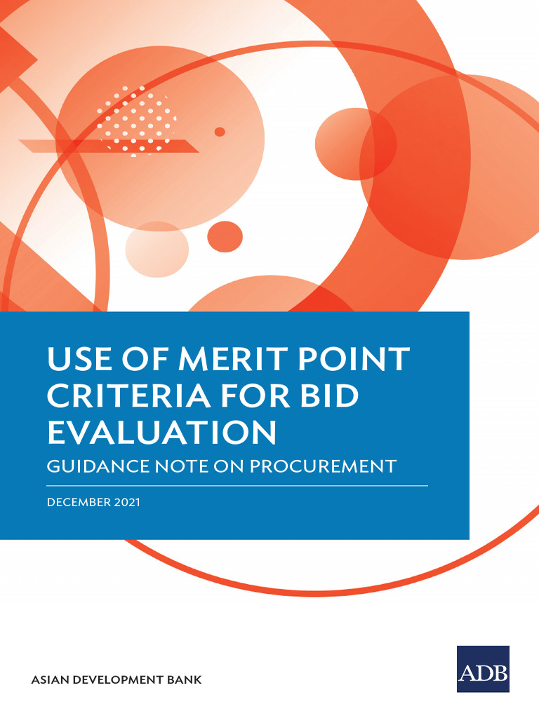 Merit Point Criteria Bid Evaluation | PDF