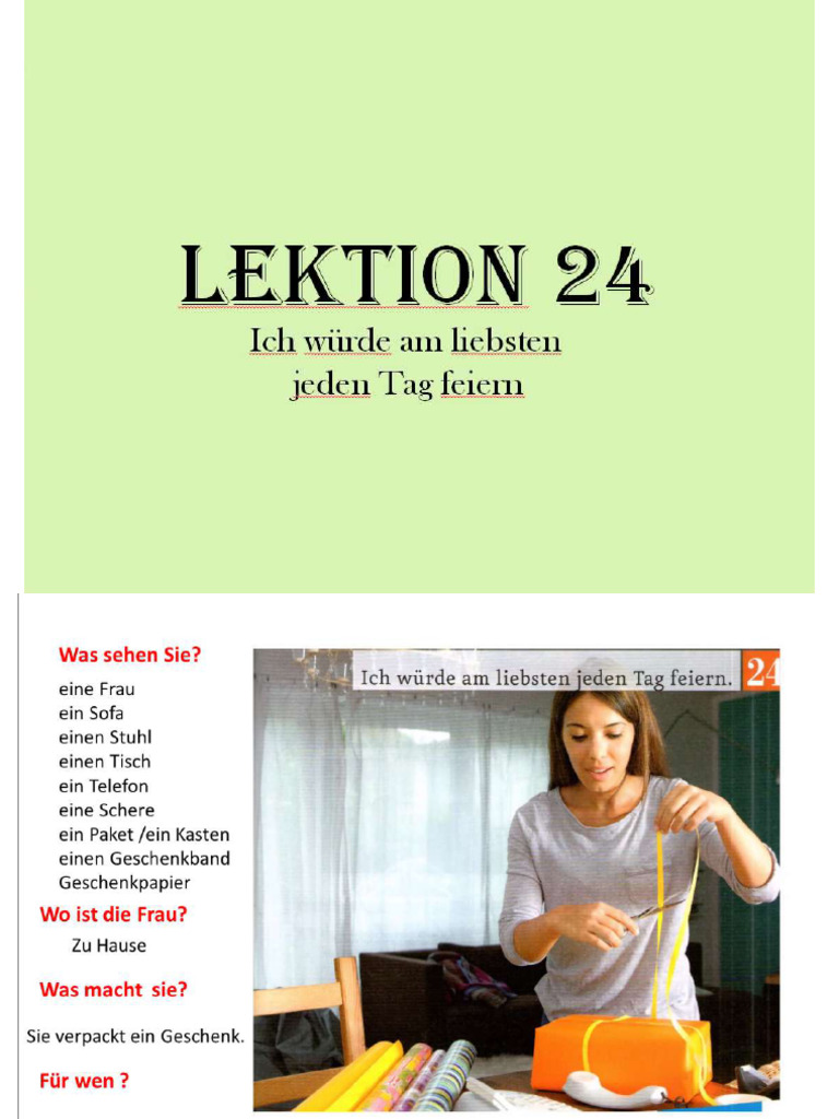 Lektion 24 | PDF