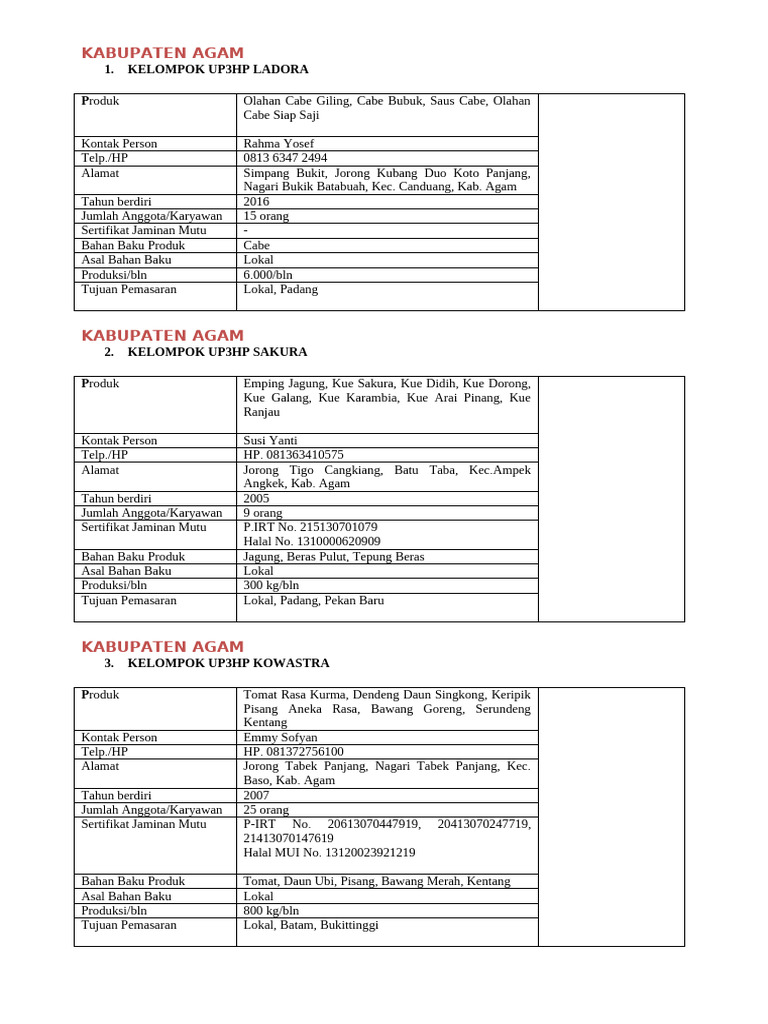 PROFIL UP3HP AGAM | PDF