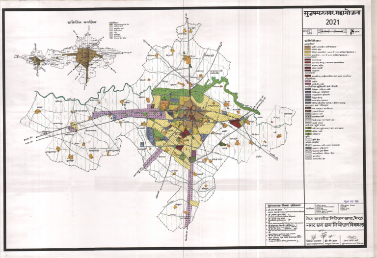 Muzaffarnagar Master Plan Map 801 | PDF
