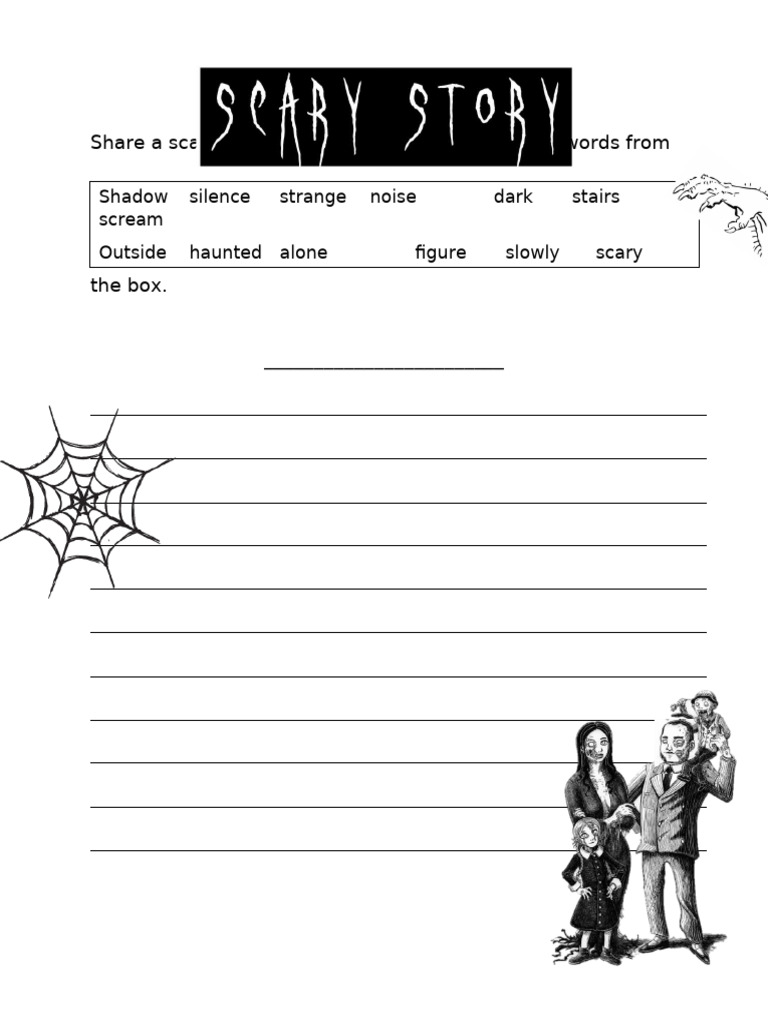 Scary Story Writing Prompts | PDF | Mystery, Thriller & Crime Fiction ...