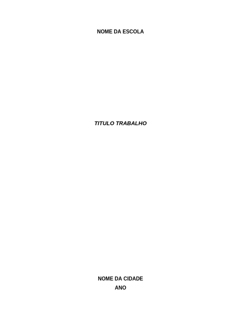 Modelo de Capa | PDF