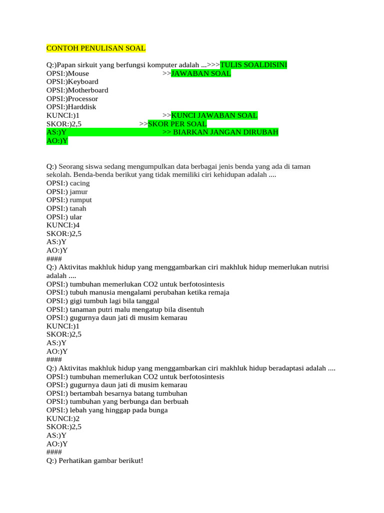 Soal STS Ganjil 24-25 Mapel Ipas | PDF