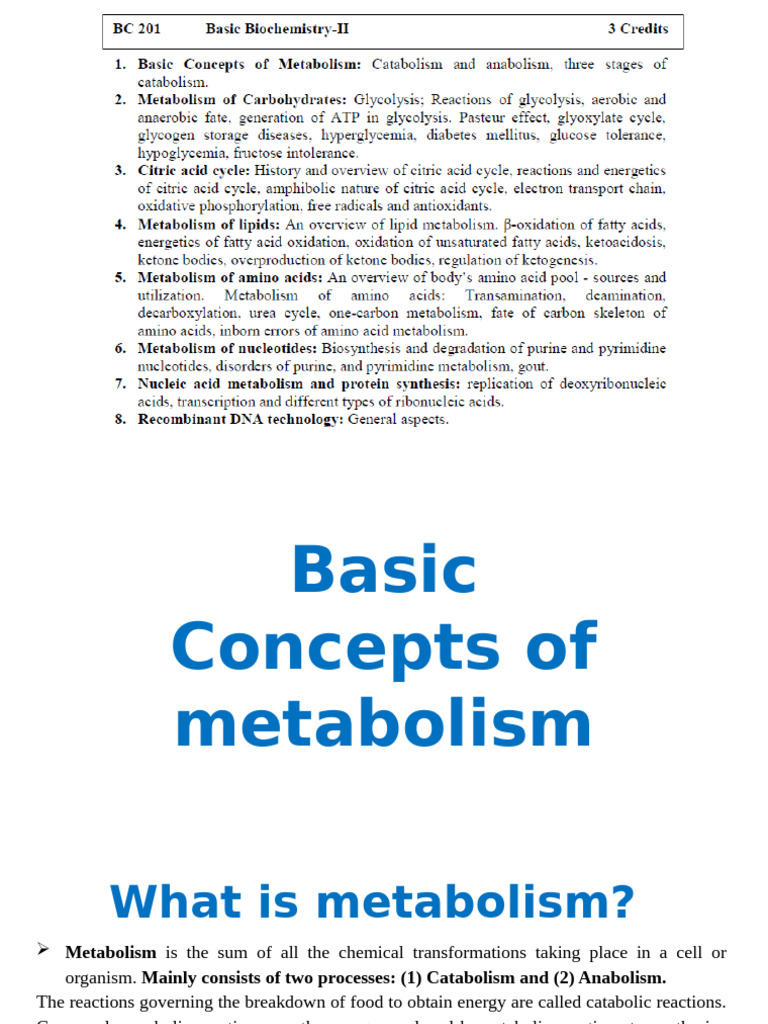 Basic Biochemistry_Chapter 1 | PDF