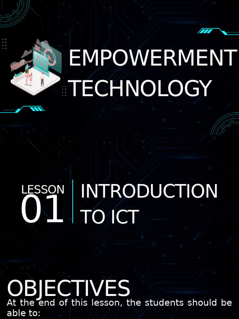 Etech Lesson 1 | PDF