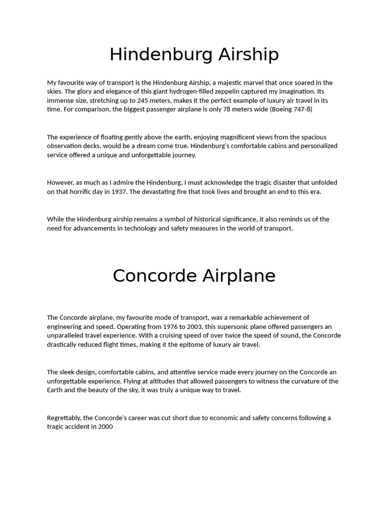 Hindenburg Airship | PDF