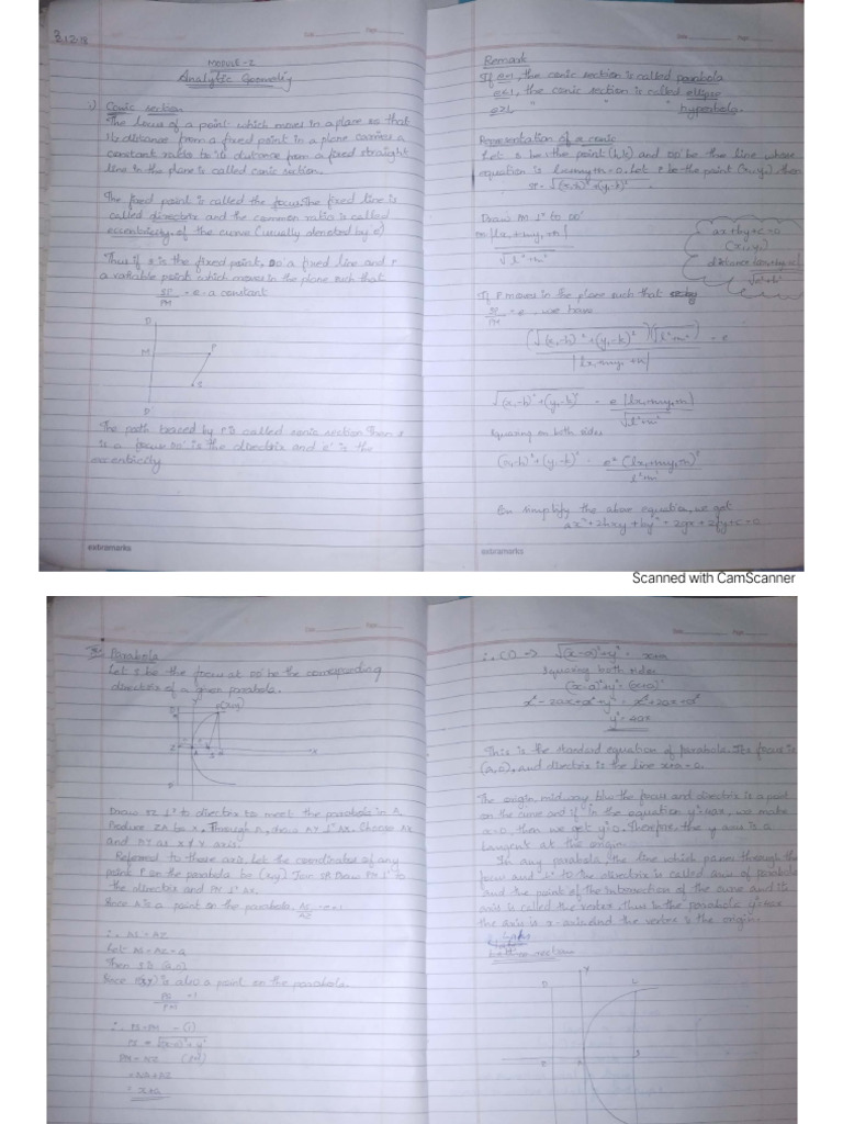 Analytic Geometry Pdf