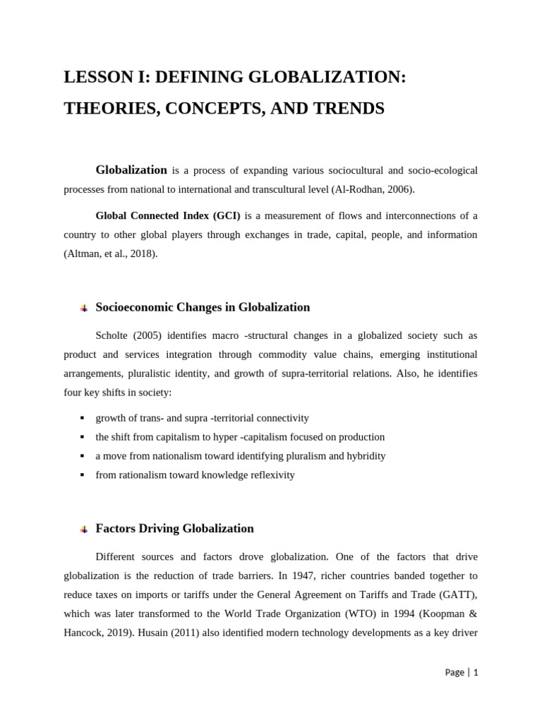 Module The Contemporary World 1 | PDF