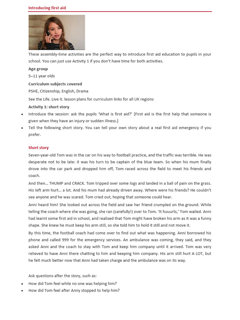Introducing first aid | PDF
