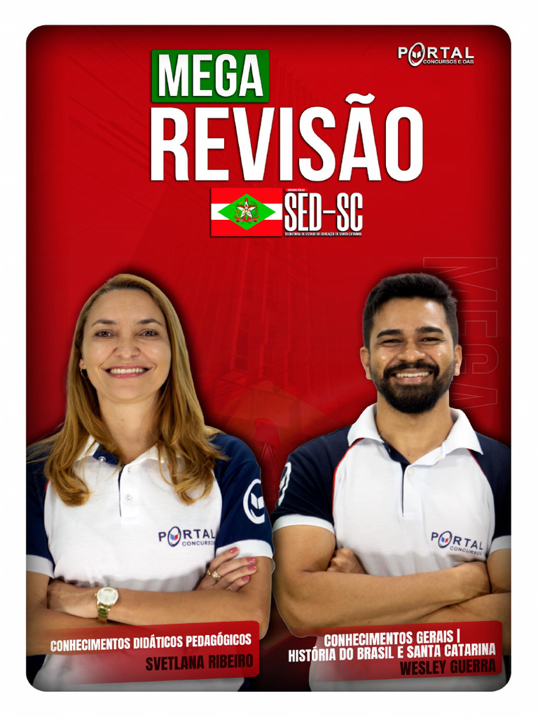 Material de Estudos - Mega Revisão Sed - SC | PDF
