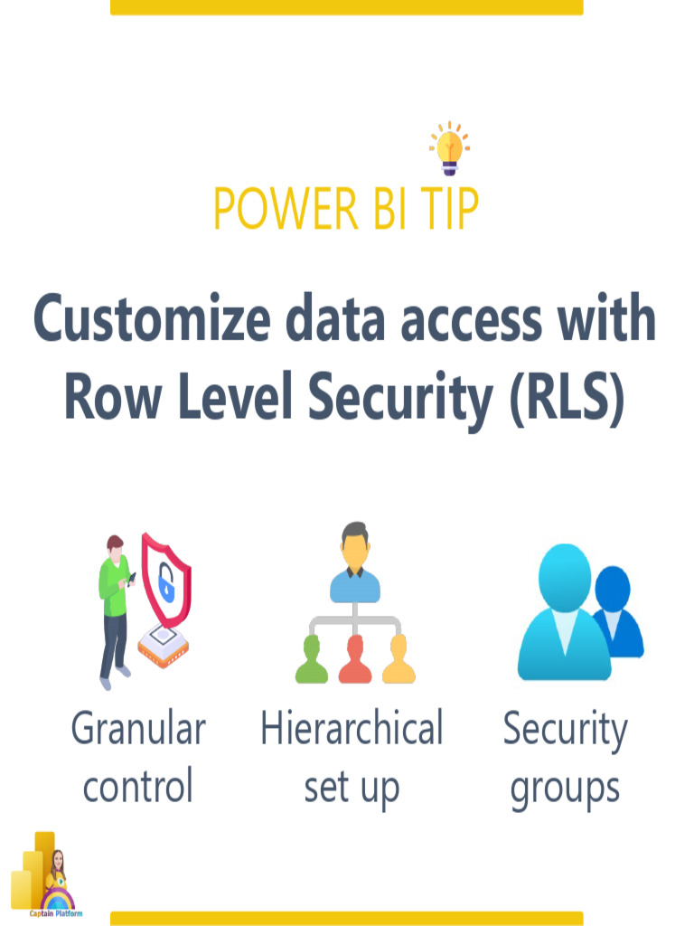 Row Level Security (RLS) in Power BI | PDF | Information Technology ...